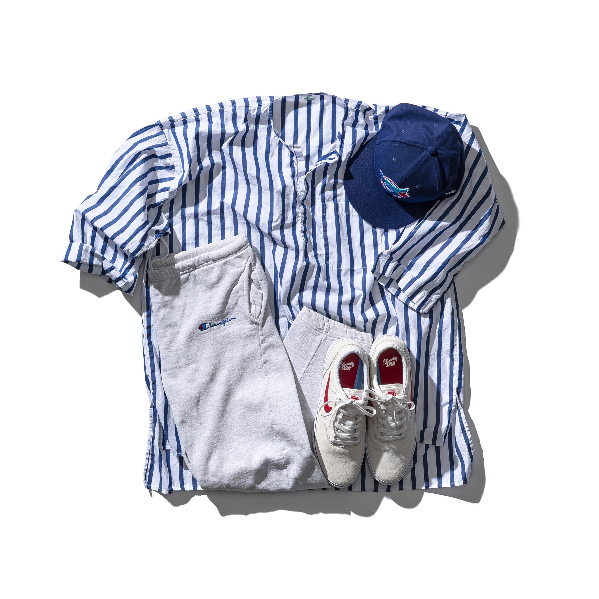 COTTON STRIPE SHIRT / CREW NECK – PUEBCO TAIWAN