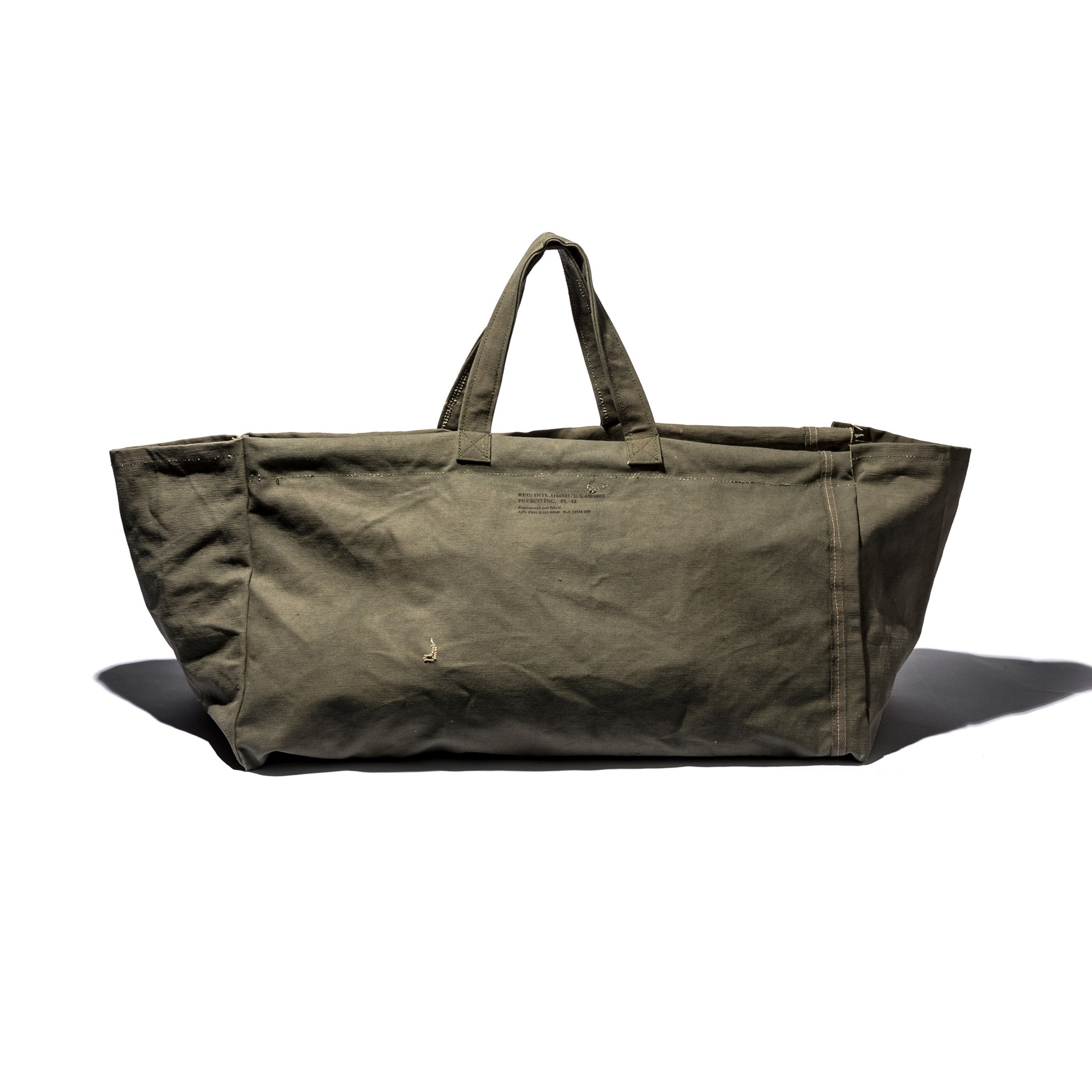 VINTAGE TENT FABRIC LARGE BAG – PUEBCO TAIWAN